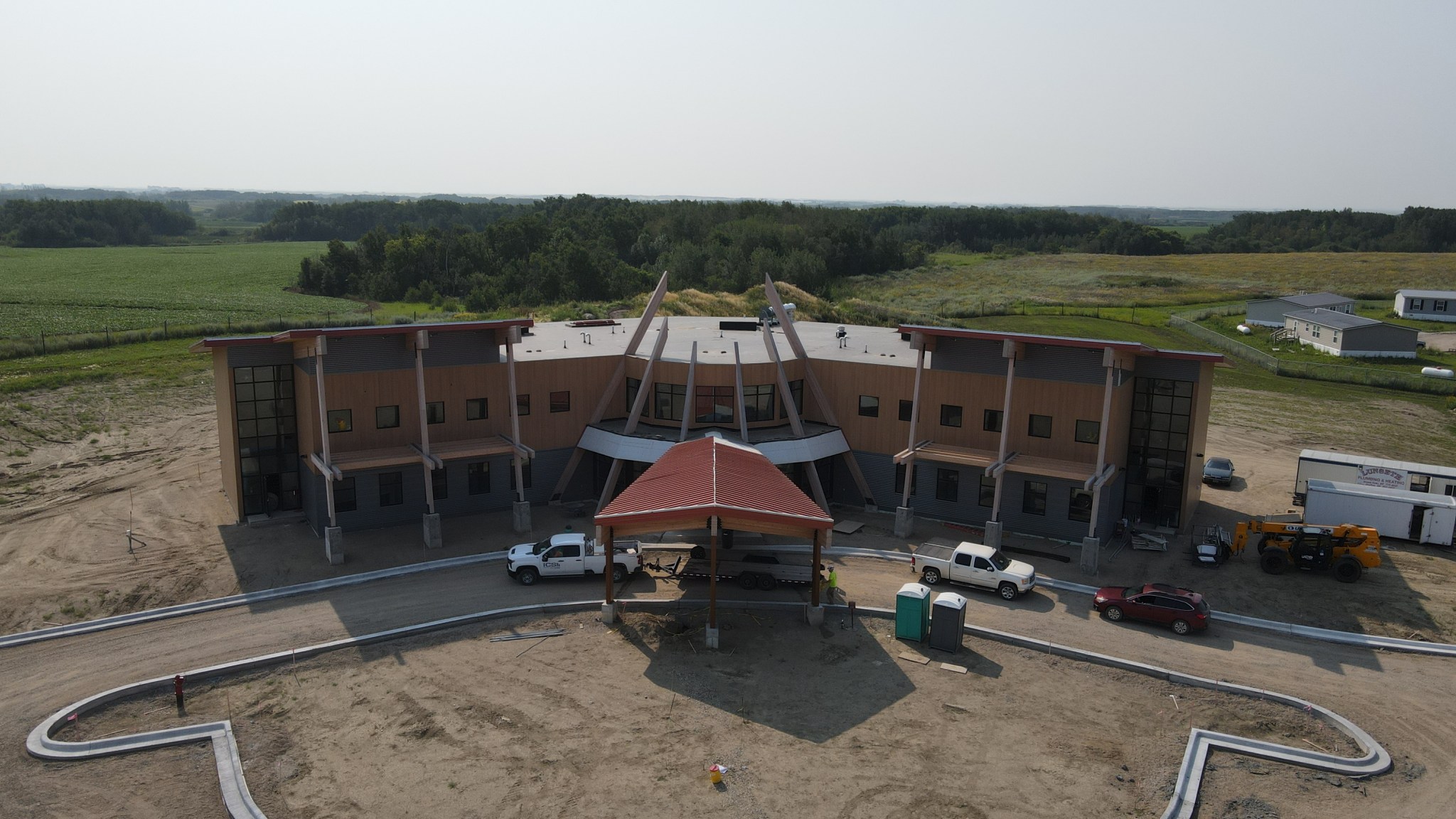 Construction Progress – Turtle Mountain Recovery Center